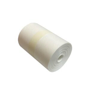 IF&D Fabrics and Drapes- 6 Yards – 4 Inch Wide, Washable, Non Woven Filter Fabric - White Sew-in Buckram/Heading Tape- Style #BS465