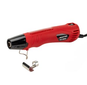 master appliance ec-mini heat gun for crafts, shrink wrap, heat shrink tubing, wire connectors, electrical connectors, epoxy resin, candle making heatgun, embossing hot air gun w/heat shrink reflector