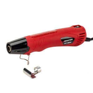 Master Appliance EC-MINI Heat Gun for Crafts, Shrink Wrap, Heat Shrink Tubing, Wire Connectors, Electrical Connectors, Epoxy Resin, Candle Making Heatgun, Embossing Hot Air Gun w/Heat Shrink Reflector