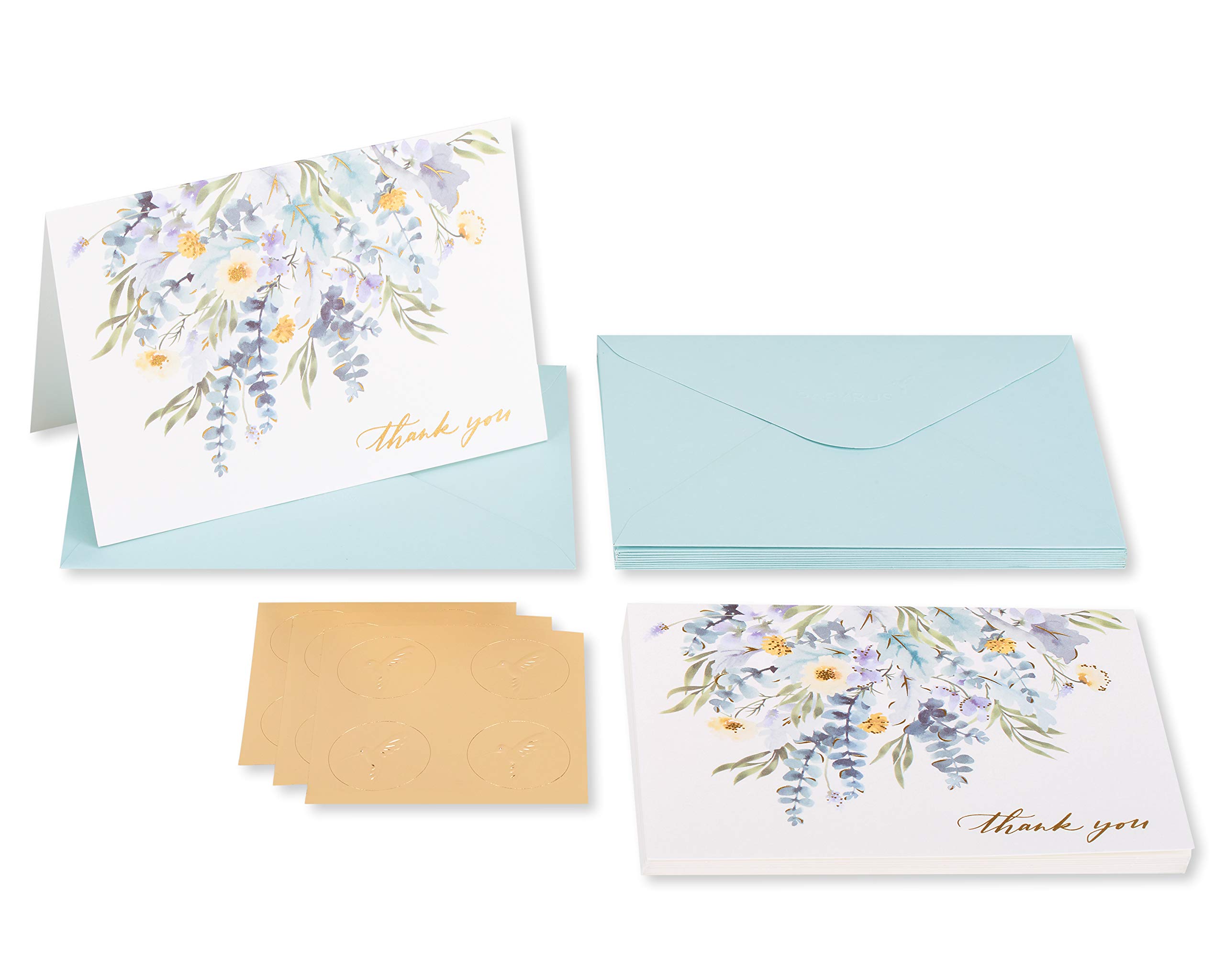 Papyrus Sympathy Thank You Cards with Envelopes, Leaves (12-Count)