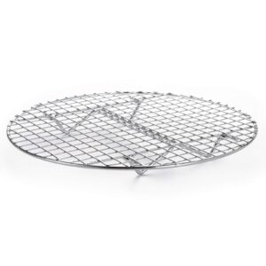 Foraineam 4 Pack 10.5 inch Steamer Rack Round Grilling Rack for Cooling Steaming Baking Cooking, Lifting Food in Pots, Cake Pan, Pressure Cooker and Oven