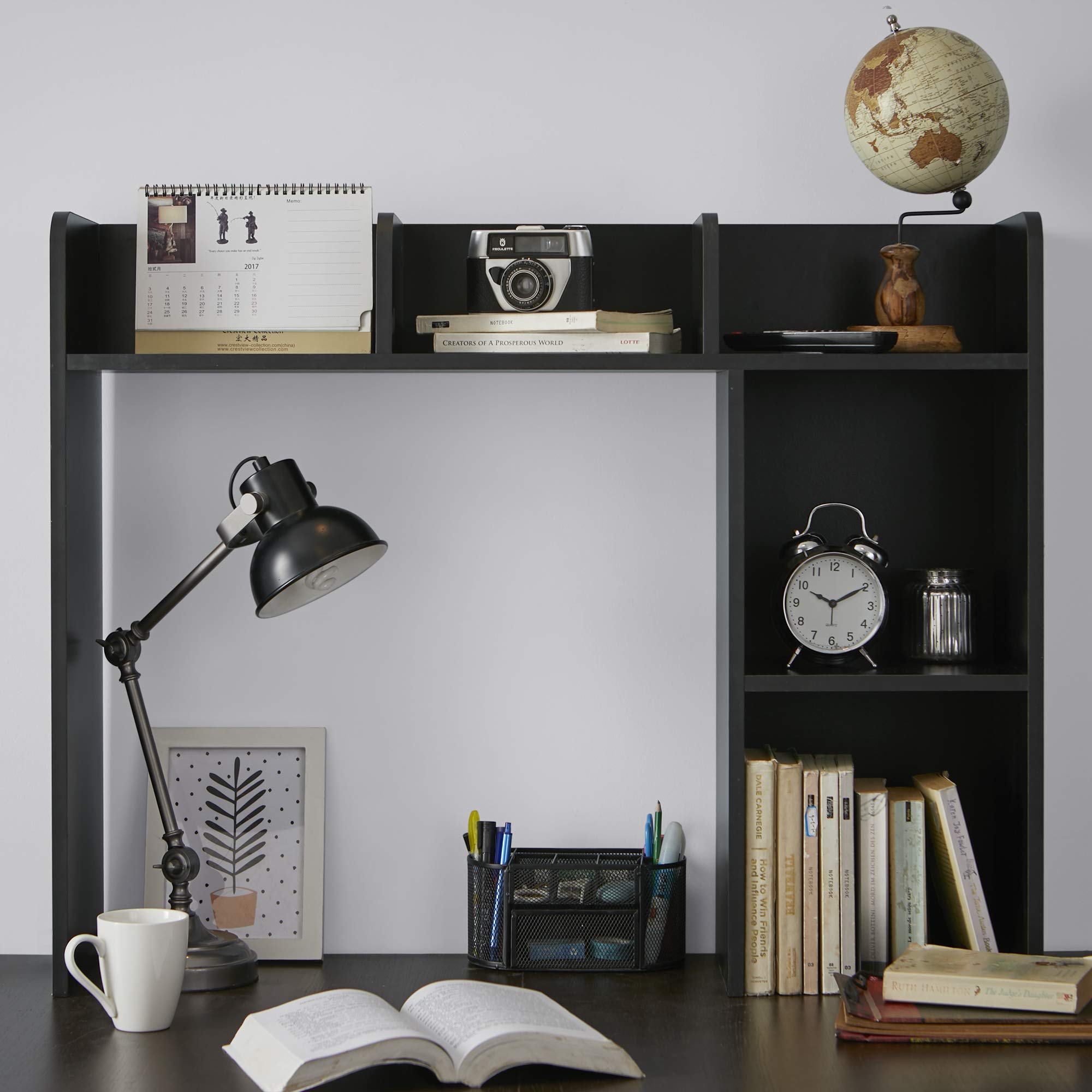 Classic Desktop Bookshelf - Black