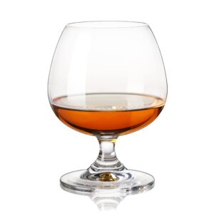 True Brandy Bourbon Whiskey Cognac Scotch Drinking Glasses, Superb Lead-Free Crystal Snifter Glass for Cocktail Party Dishwasher Safe, 14 oz, Set of 4