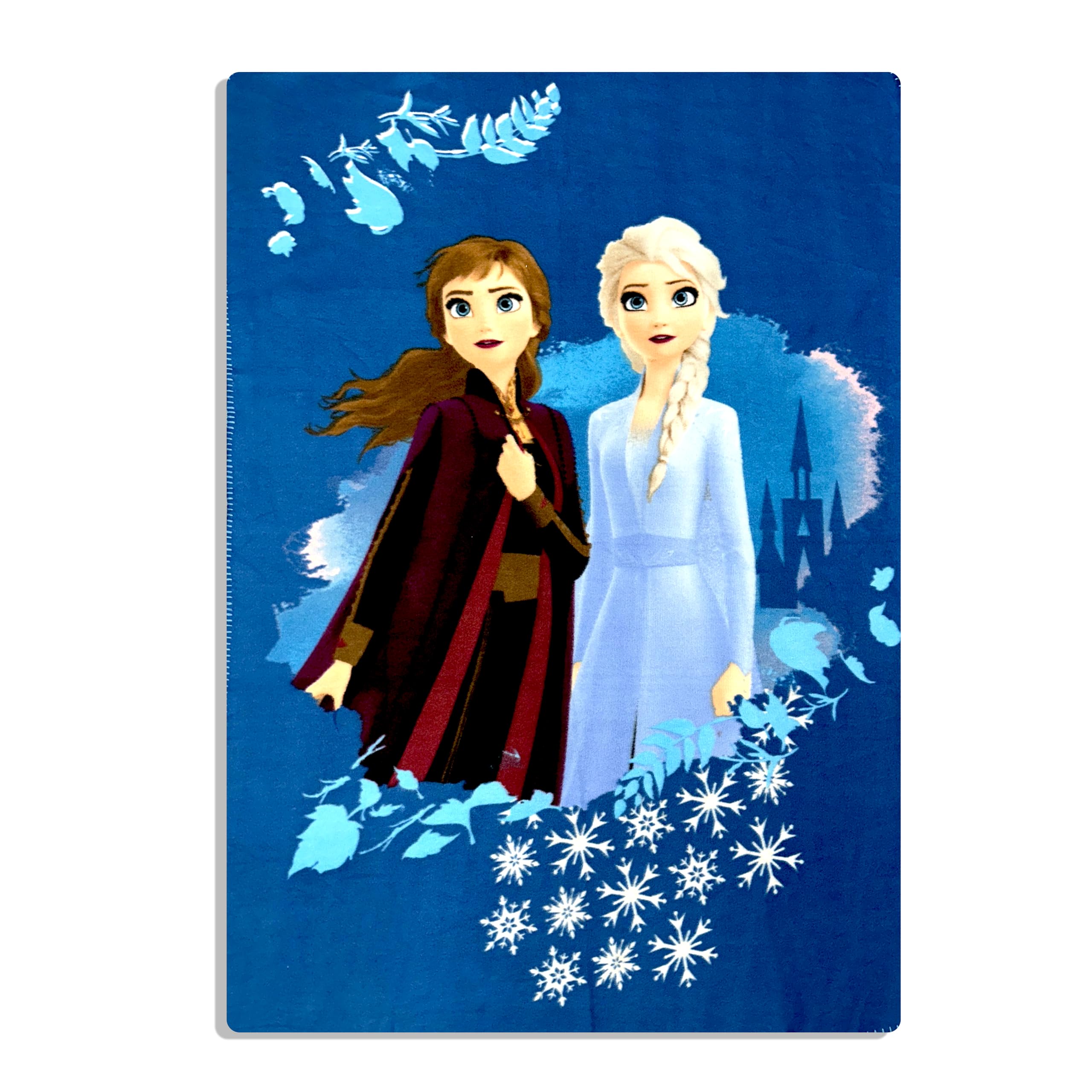 DIISNEY Disney Frozen Princess Anna, Elsa Throw Blanket (Snow Anna) 40" x 60"