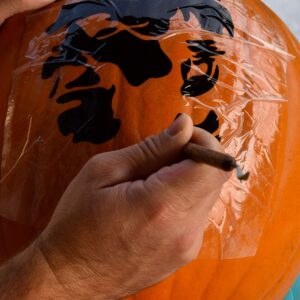 Trumpkin 15 Pc Pumpkin Carving Kit with Tools, Storage Case and Donald Trump Stencils; Make America Great Again When You Carve Trump’s Face on Your Halloween Jack-O-Lantern