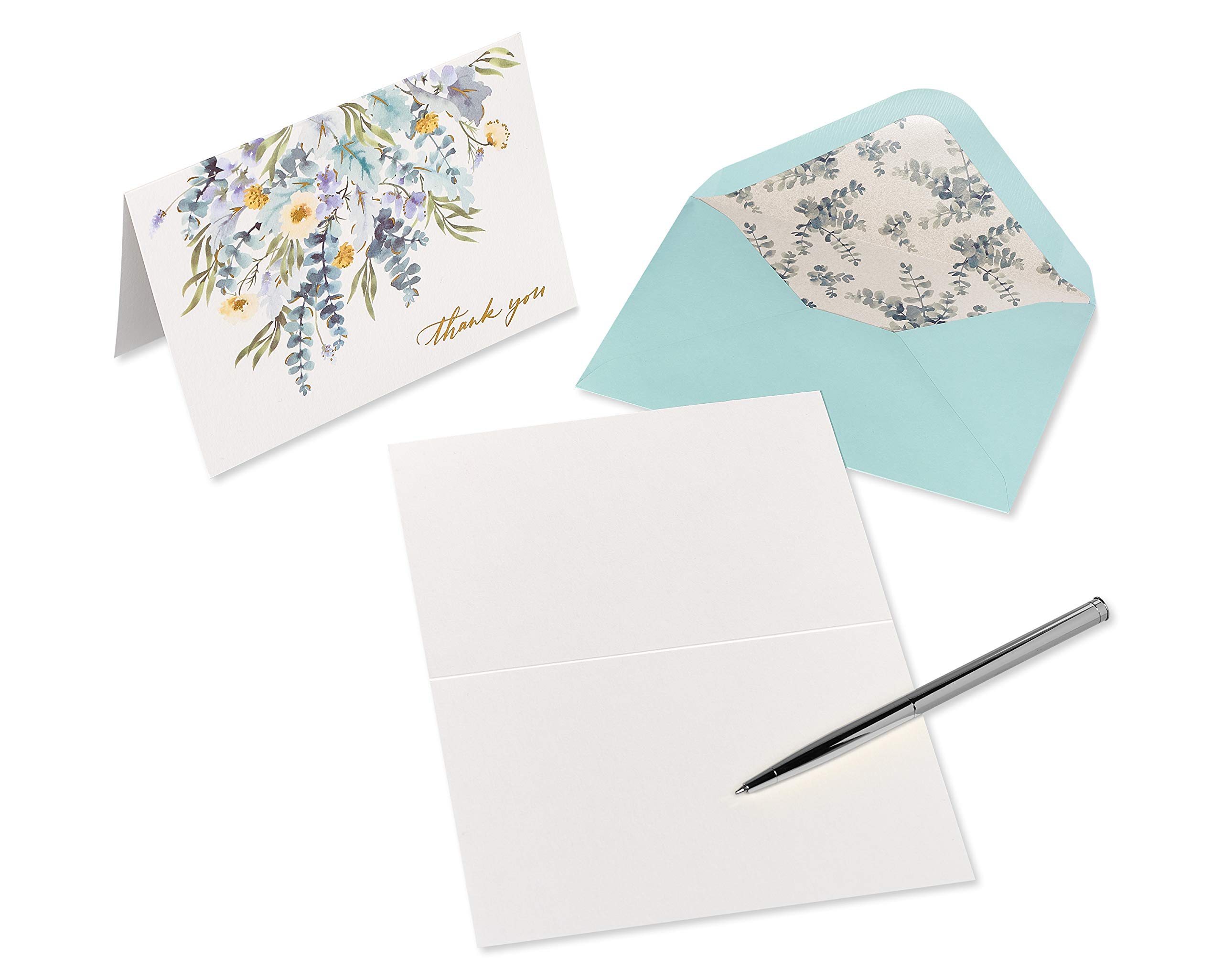 Papyrus Sympathy Thank You Cards with Envelopes, Leaves (12-Count)