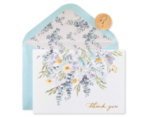 papyrus sympathy thank you cards with envelopes, leaves (12-count)