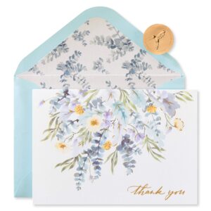 Papyrus Sympathy Thank You Cards with Envelopes, Leaves (12-Count)