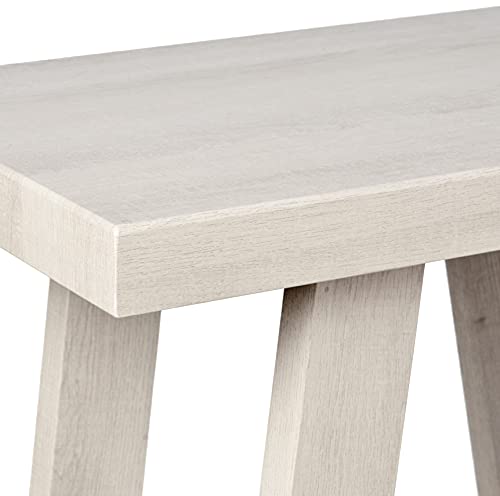 Roundhill Furniture Athens Contemporary Wood Small End Table, White