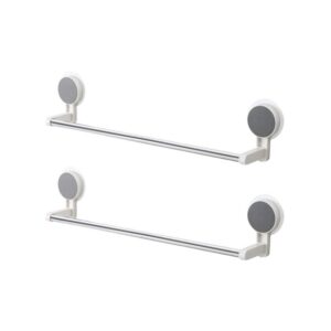 cabilock 2pcs hand towel ring wall mount towel hanger bathroom towel shelf hand towel holder single towel bar kitchen suction cup towel bar towel rack white lid rack sucker individual