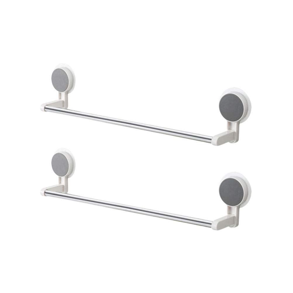 Cabilock 2pcs Hand Towel Ring Wall Mount Towel Hanger Bathroom Towel Shelf Hand Towel Holder Single Towel bar Kitchen Suction Cup Towel bar Towel Rack White Lid Rack Sucker Individual