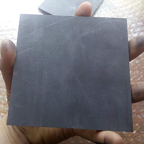 SOFIALXC Graphite Plate Panel Sheet 99.9% Pure Carbon Electrode Pyrolytic 100Mmx50mm 5Pcs,Thickness 1mm