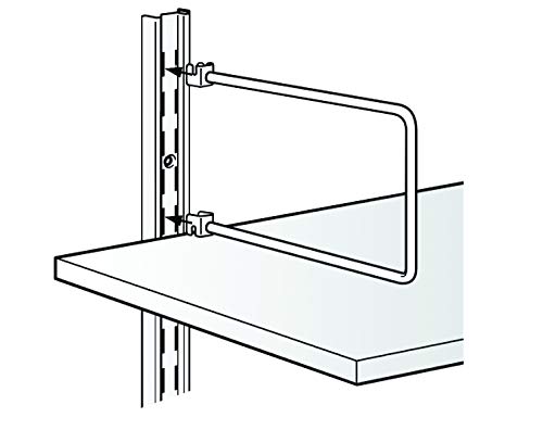 FixtureDisplays® ecorative Double Slot Bookend Bracket Shelf Dividers, Clothes Organizer & Storage, Book Shelf Divider 13888-NPF