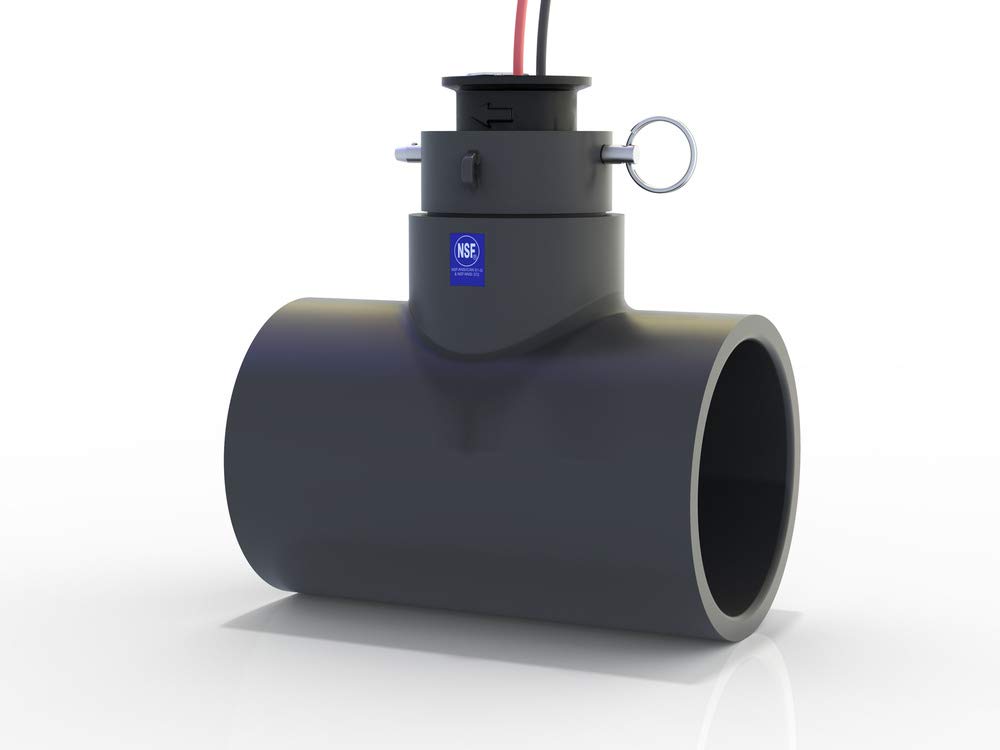 FLOMEC NSF61 Rated QS200-30PW, 3" Ultrasonic Flow Sensor for Required Quality Drinking Water Applications