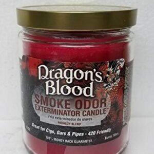 Smoke Odor Exterminator Jar Candle, Dragons Blood 13 oz