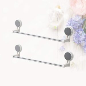 Cabilock 2pcs Hand Towel Ring Wall Mount Towel Hanger Bathroom Towel Shelf Hand Towel Holder Single Towel bar Kitchen Suction Cup Towel bar Towel Rack White Lid Rack Sucker Individual