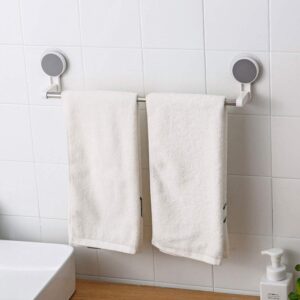 Cabilock 2pcs Hand Towel Ring Wall Mount Towel Hanger Bathroom Towel Shelf Hand Towel Holder Single Towel bar Kitchen Suction Cup Towel bar Towel Rack White Lid Rack Sucker Individual