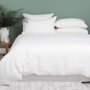 Kamas Solid Duvet Cover & Sets 3 Pieces Oversized Queen White Duvet Cover Set 100% Egyptian Cotton 1000 Thread Count with Zipper & Corner Ties Luxurious Quality