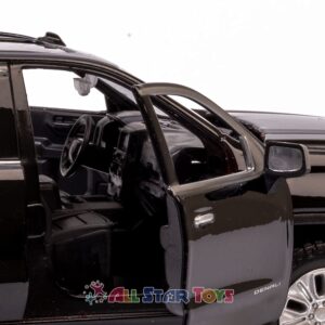 Motor Max 2019 GMC Sierra 1500 Denali Crew Cab Pickup Truck, Black 79362BK - 1/27 Scale Diecast Model Toy Car,unisex-children