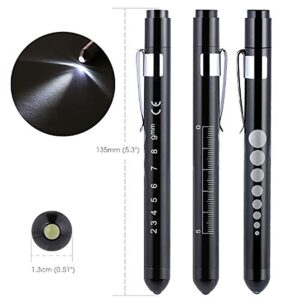 LED Pen Light Torch Flashlight Penlights Lightweight Light Portable Single Mode Lamp for Lighting