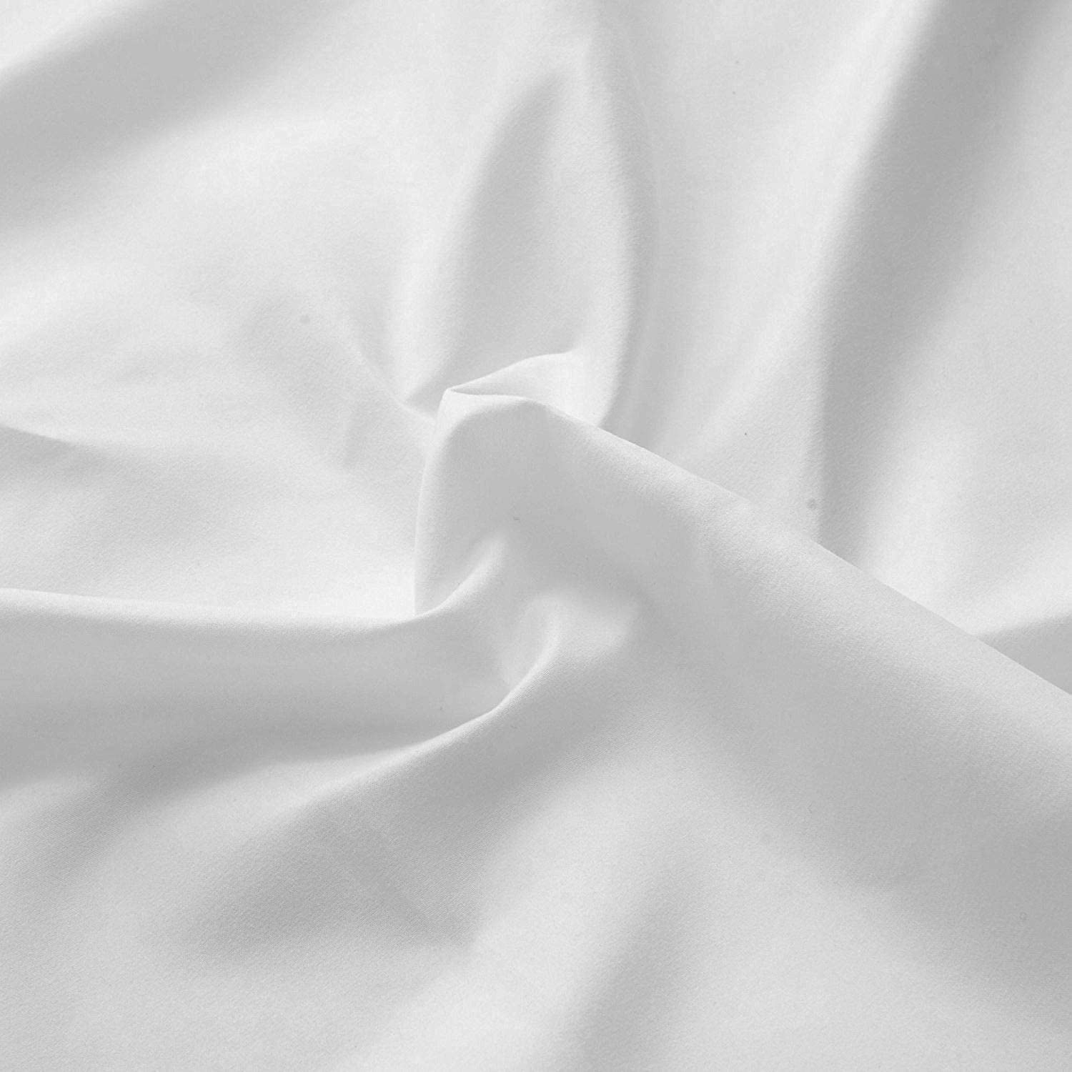 Marina Shades 100% Egyptian Cotton Twin/Twin XL 3 Pc Solid Duvet Cover Set with Pillowcases 1000 Thread Count Super Soft Breathable Fade Resistant Anti-Pilling Hotel Class Luxury Bedding (White)