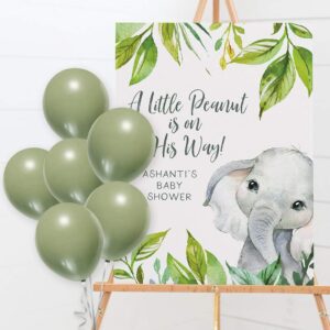 12 Inch Sage Green Balloons Eucalyptus Bridal Shower Balloons Greenery Gender Neutral Baby Shower Decorations Olive Green Party Balloons 40 Count