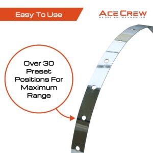 AceCrew Dust Collector Band Clamp One-Size-Fits-Most 11-1/2" to 24-1/2" Hose Clamp Stainless Steel Dust Strap