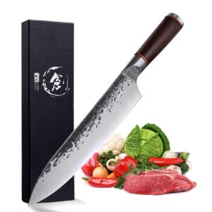 dragon riot chef knife 8 inch professional kitchen knives high carbon steel japanese chef's knife meat and vegetable cooking knife for home restaurant