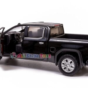 Motor Max 2019 GMC Sierra 1500 Denali Crew Cab Pickup Truck, Black 79362BK - 1/27 Scale Diecast Model Toy Car,unisex-children