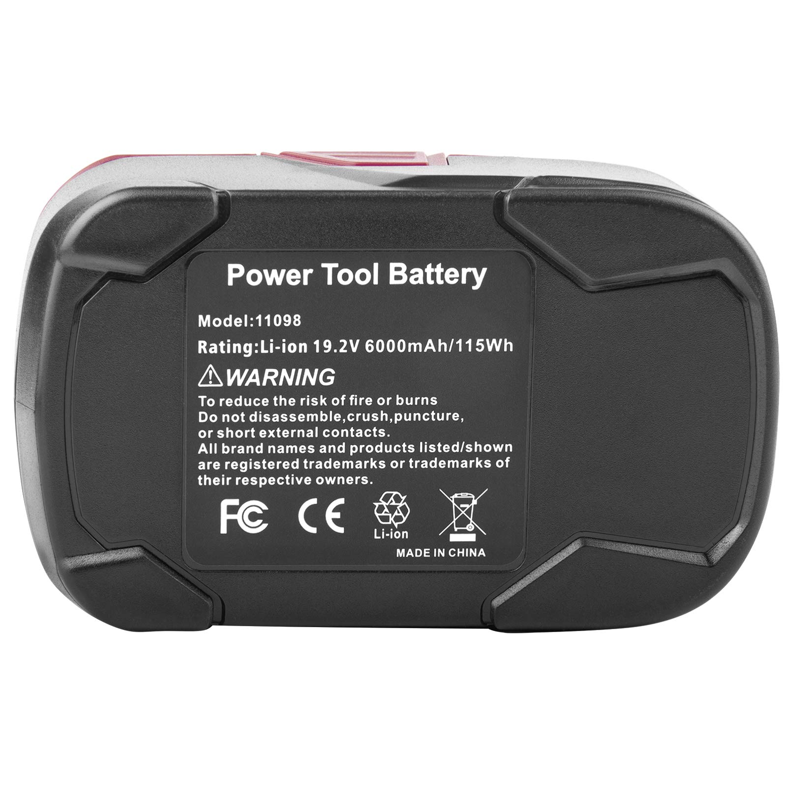 ARyee 6.0Ah 19.2V Replacement for Craftsman Lithium Ion Battery DieHard C3 XCP 130279005 11375 1323903 130211004 11045 315.113753 315.115410 315.11485 315.pp2011 11376 Cordless Power Tool