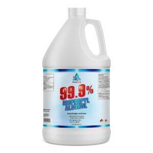 chem corp isopropyl alcohol 99% pure - usp & nf medical grade- usa 99 percent concentrated rubbing - 1 gallon 128 ounces and 1 free spray bottle