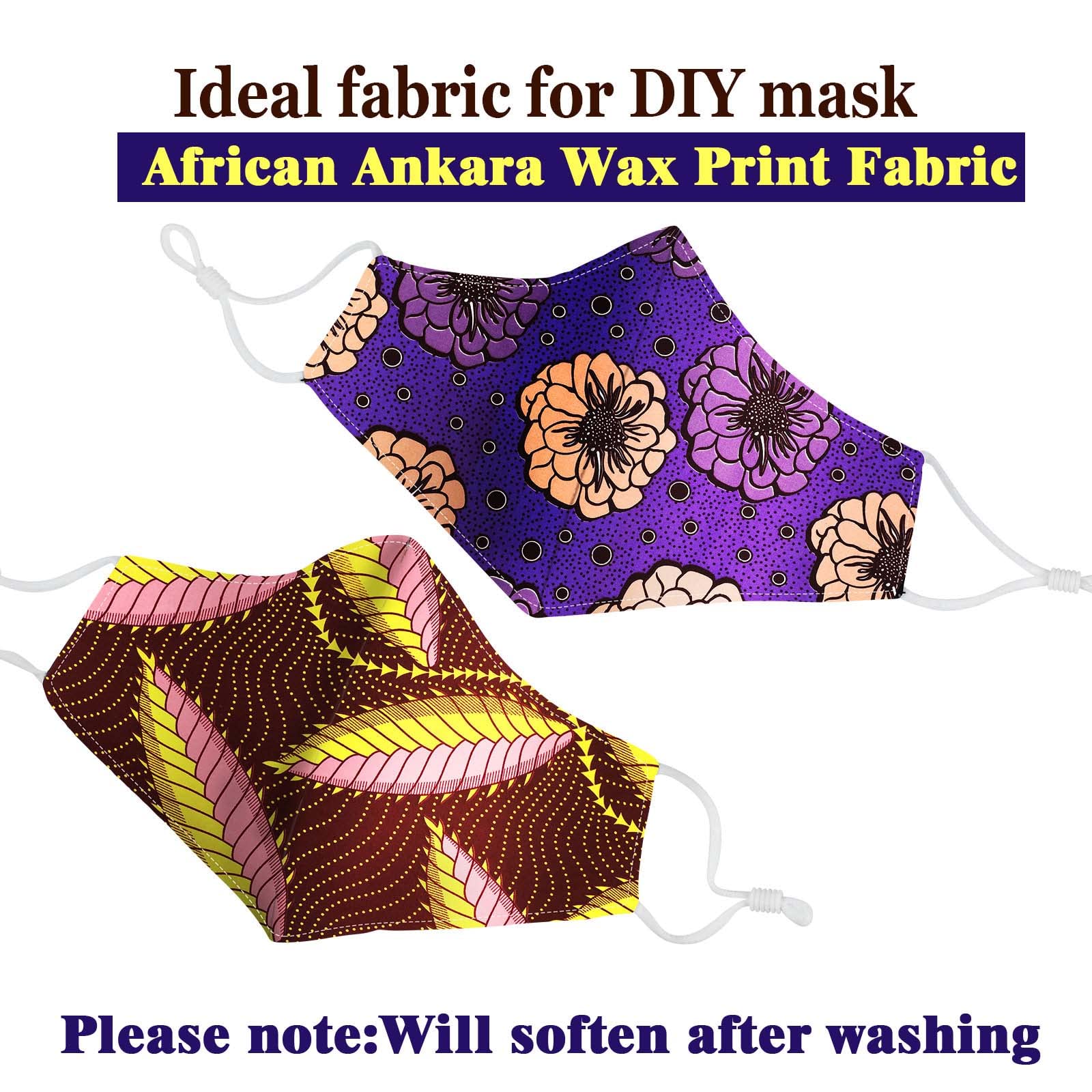 12 Pcs African Print Fabric Fat Quarters Scraps African Fabric by Yard for Sewing Face Covering Make, Craft Projects and DIY Patch Work, 19.5 x 15.7 Inch/ 50 x 40 cm