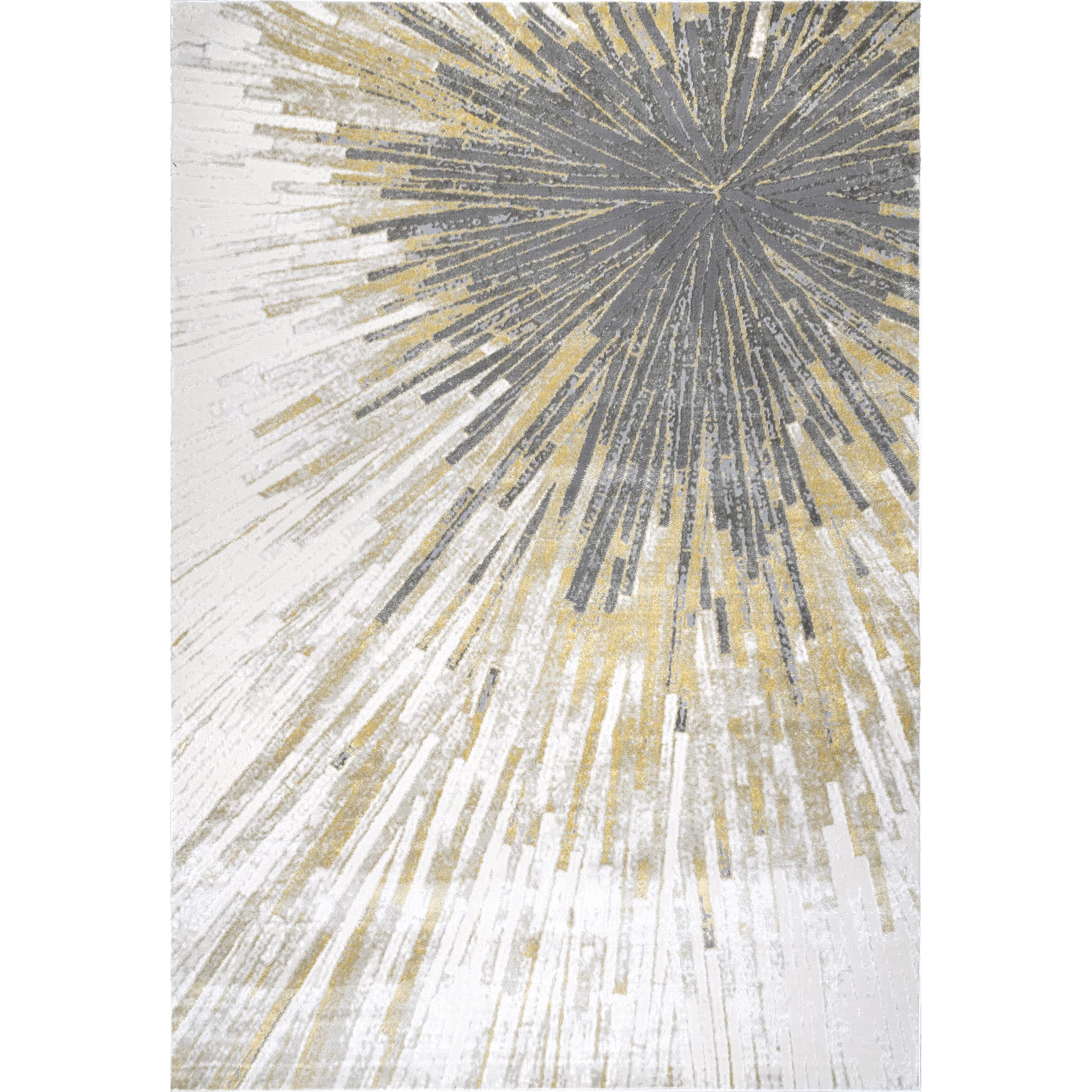 nuLOOM Amaya Abstract Area Rug, 8x10, Gold