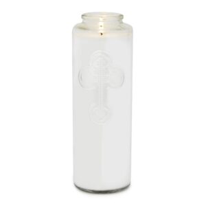 Root Candles Prayer Candles Clear Glass Devotional 7-Day Prayer Candle, 1-Count, Come Let Us Adore Him