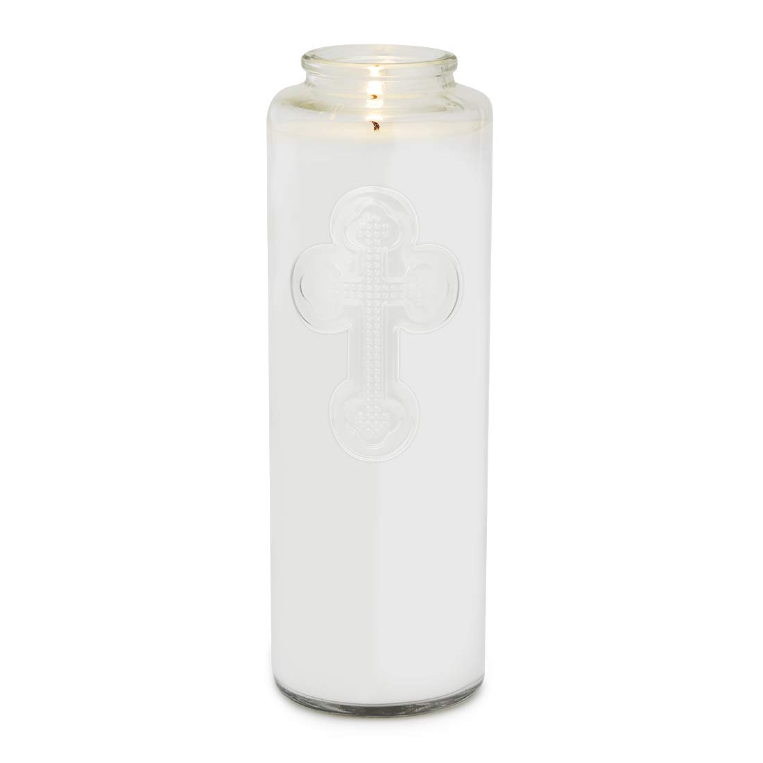 Root Candles Prayer Candles Clear Glass Devotional 7-Day Prayer Candle, 1-Count, Come Let Us Adore Him