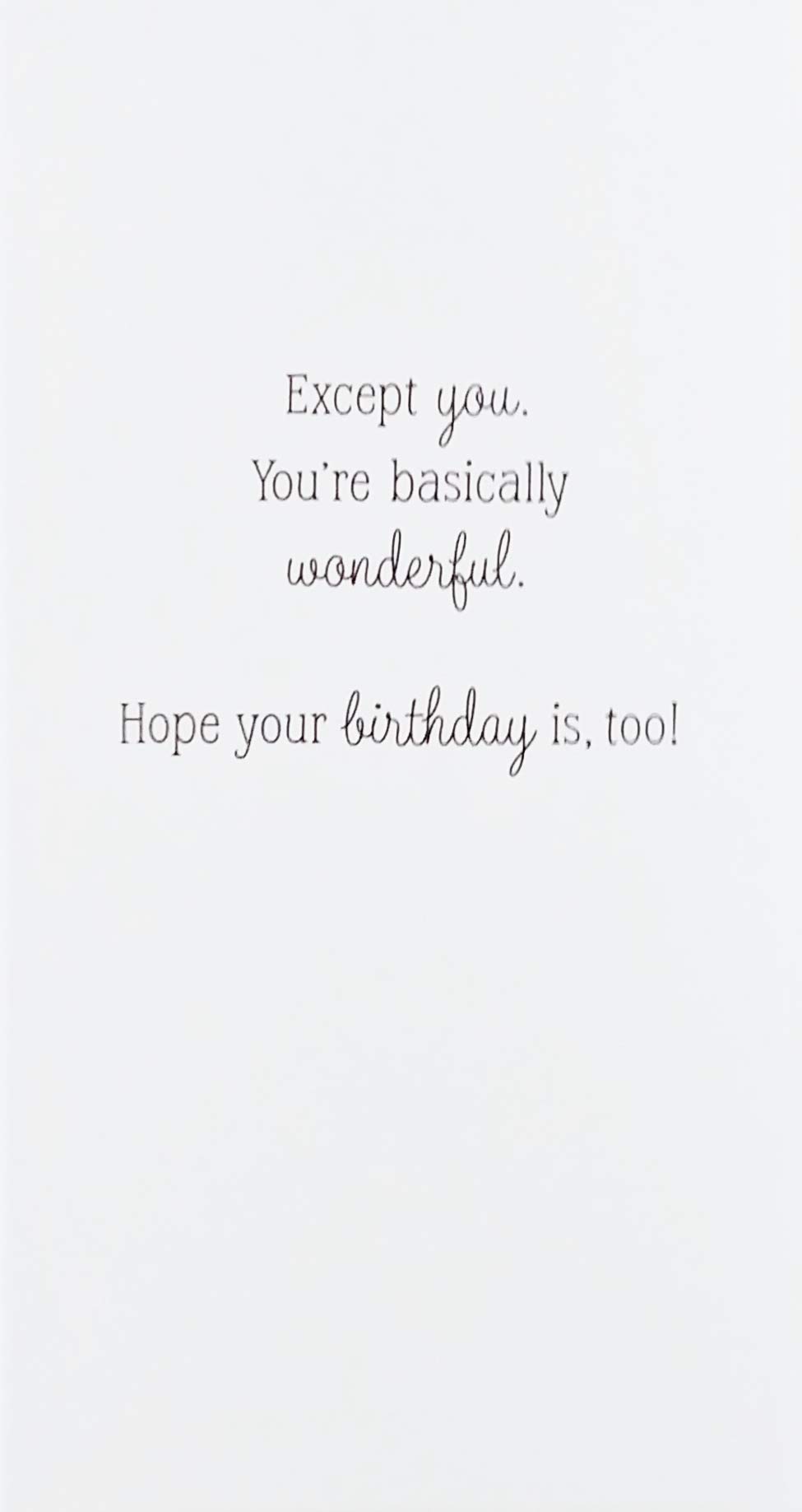 Greeting Card You're Basically Wonderful - Hope Your Birthday Is Too Westie West Highland White Terrier Dog