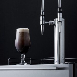 Summit Appliance SBC58BLBIADANCFTWIN 24" Wide Built-In Nitro Coffee Kegerator, ADA Compliant; 5.5 cu.ft. Capacity; Automatic Defrost; Stainless Steel Wrapped Door