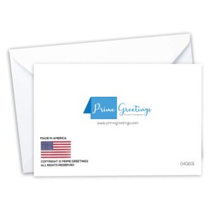 Prime Greetings Birthday Card Aunt, Made in America, Eco-Friendly, Thick Card Stock with Premium Envelope 5in x 7.75in, Packaged in Protective Mailer