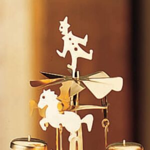 Fox Valley Traders Angel Abra Carousel and Candles, Set of 2