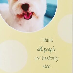 Greeting Card You're Basically Wonderful - Hope Your Birthday Is Too Westie West Highland White Terrier Dog