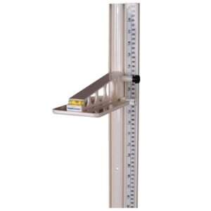 health o meter portrod height rod, wall mount, model range 24" - 83" x 1/16" increment, kit included for mounting on wall