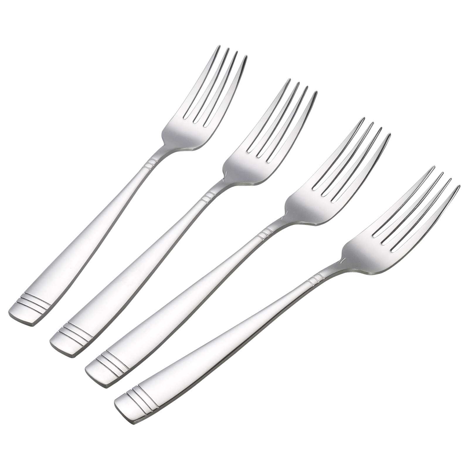 Easymanie Stainless Steel Dinner Forks Set, 12 Pieces