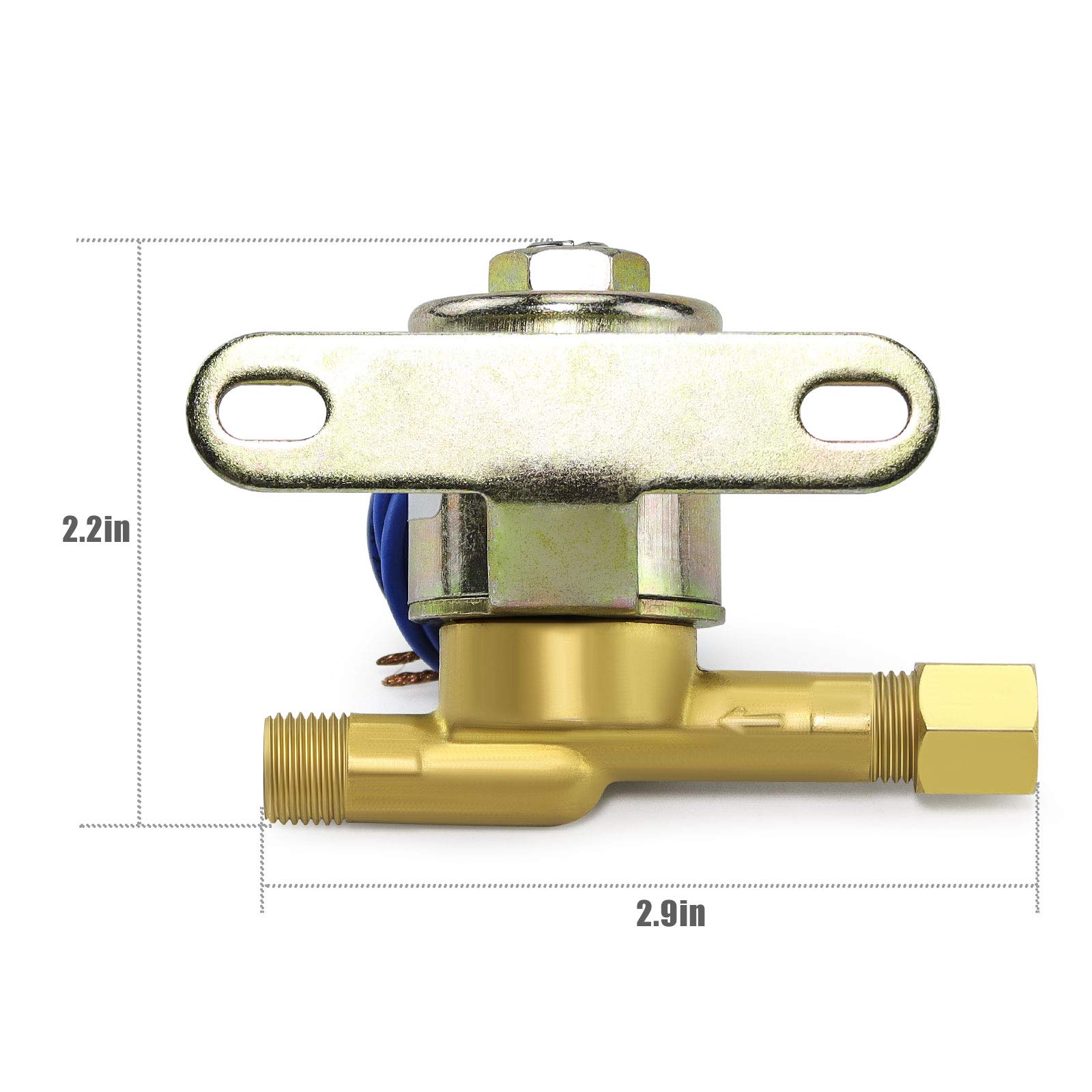 Humidifier Water Solenoid Valve 4040, Exact for Aprilaire Valve 400 500 600 700 220 224 Part#B2015-S85,B2017-S85 | 24 Volts | 2.3 Watts | 60 HZ-Blue by TOMOON