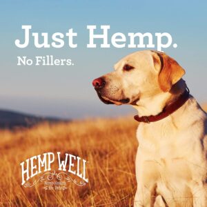 Hemp Well Thrive Chews for Dogs – Supports Hip, Joint, and Heart Health, Promotes Immune Support, Strengthens Skin and Coat, Organically Sourced – 60 Count