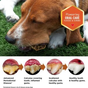 Yummy Combs Dental Treats for Dogs | Old Version | Dental Dog Treats for Large Dogs (24oz, 18 Count)