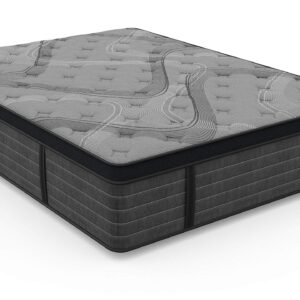 Alpine Breeze Graphite EuroTop Hybrid Mattress 14.5-inch - Quilted, Queen, Firm