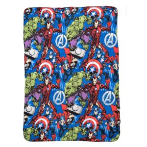 upd marvel avengers plush fleece 45"x60" throw blanket