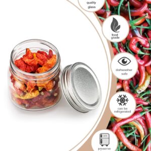 TANGLONG Mason Jars 8 oz Set of 24,Small Mason Jars,Spice Jars,8 oz Mason Jars with Lids,Small Jars with Lids,8 oz Glass Jars,Small Glass Jars with Lids