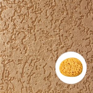 Knockdown Texture Sponge Drywall Wall Patch Ceiling Texture Sponge Home Decor Sponge for Texture Repair DIY Painting Ceiling (2 Pieces,13 x 15 x 6 cm)