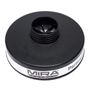 MIRA Safety - Single 40mm Gas Mask Filter - Air Respirator Filters - 20 Year Shelf Life